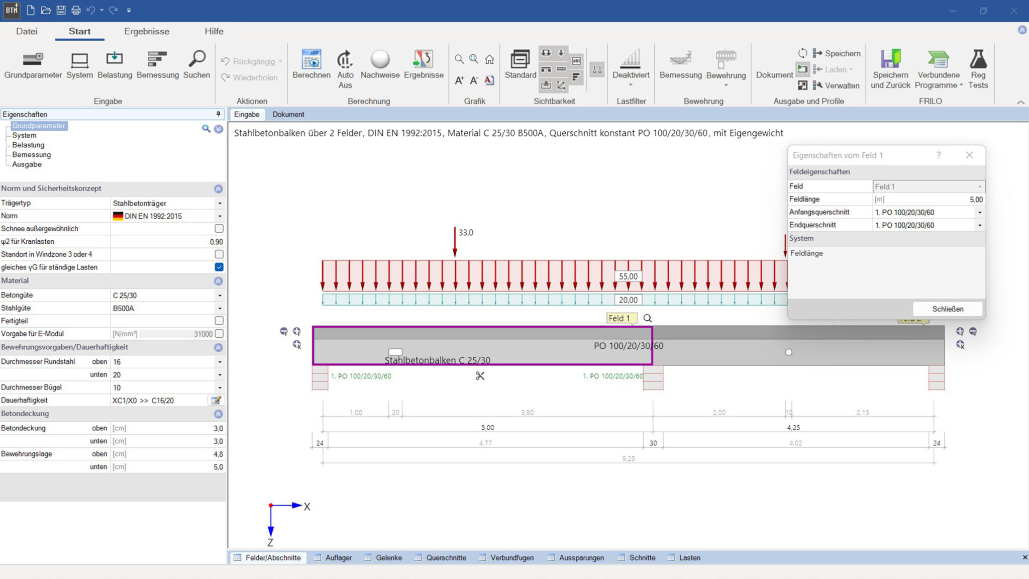 Durchlaufträger I FRILO