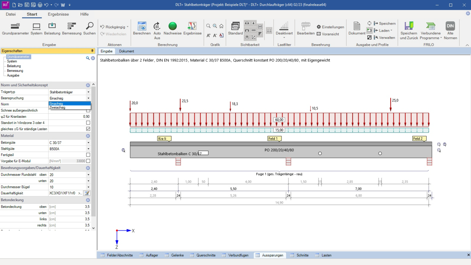 Durchlaufträger I FRILO