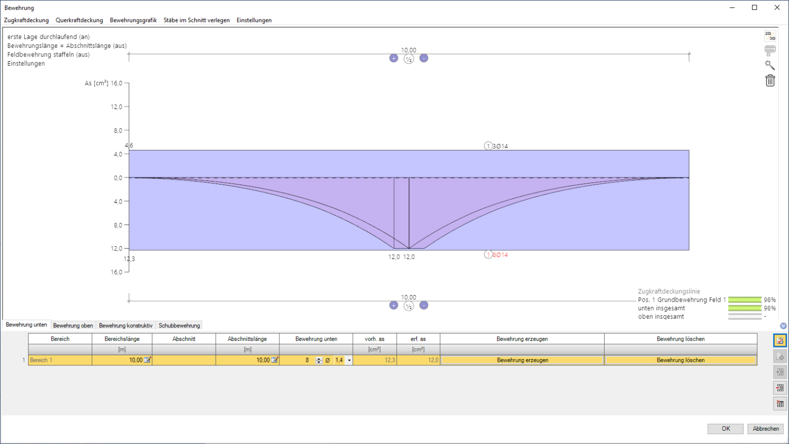 Beam on Elastic Foundation I FRILO