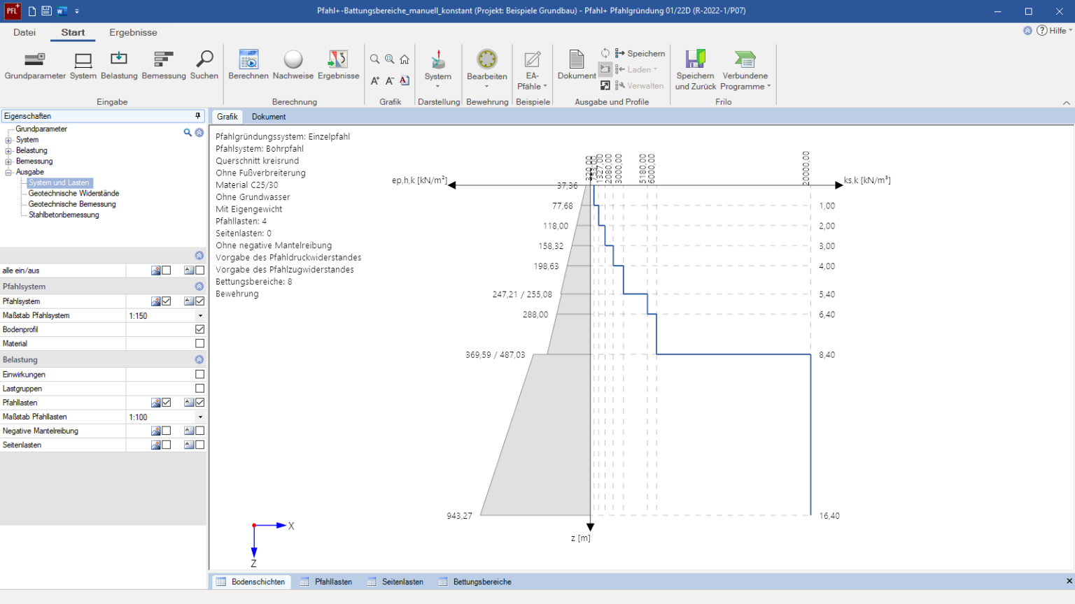 Pfahlgründung I FRILO