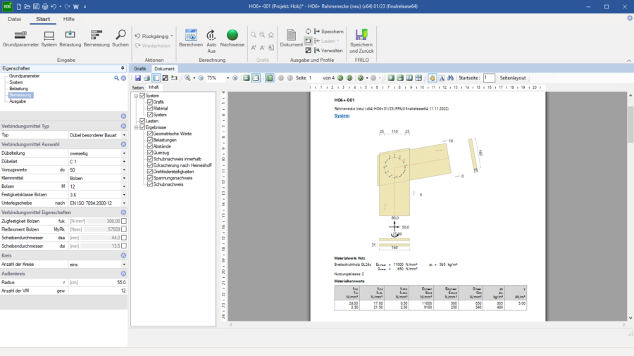 Biegesteife Rahmenecken I FRILO