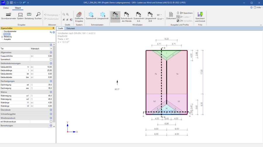 Vertikaler und horizontaler Lastabtrag Massivbau | FRILO