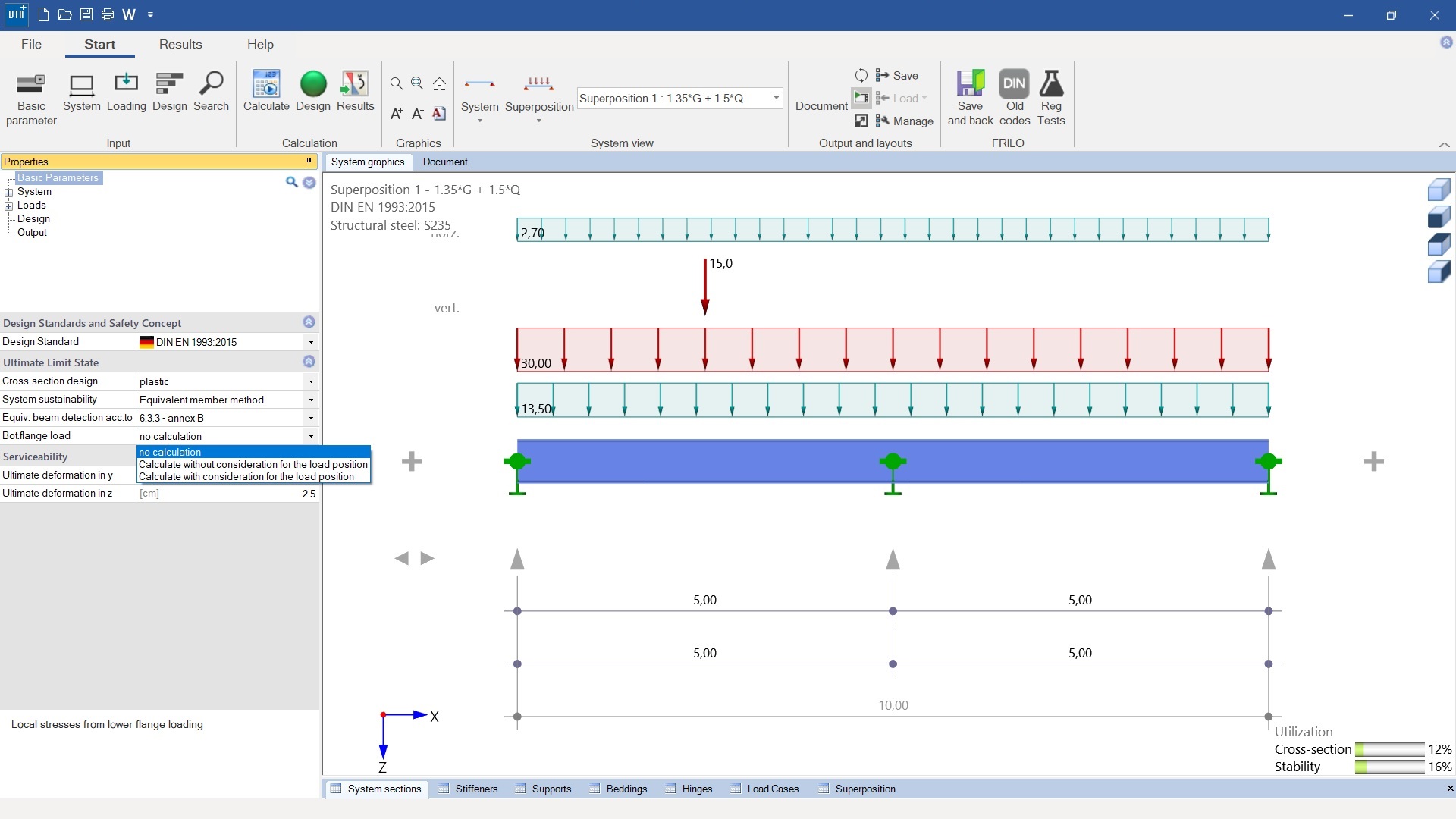 Lateral Torsional Buckling Analysis | FRILO