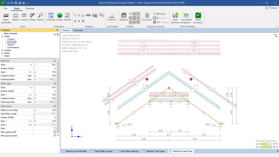 Analysis and design of timber roofs | FRILO