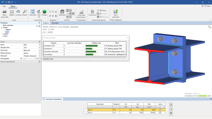 Analysis and design of steel connections | FRILO