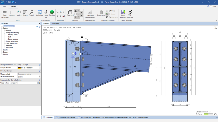 Analysis and design of steel connections | FRILO
