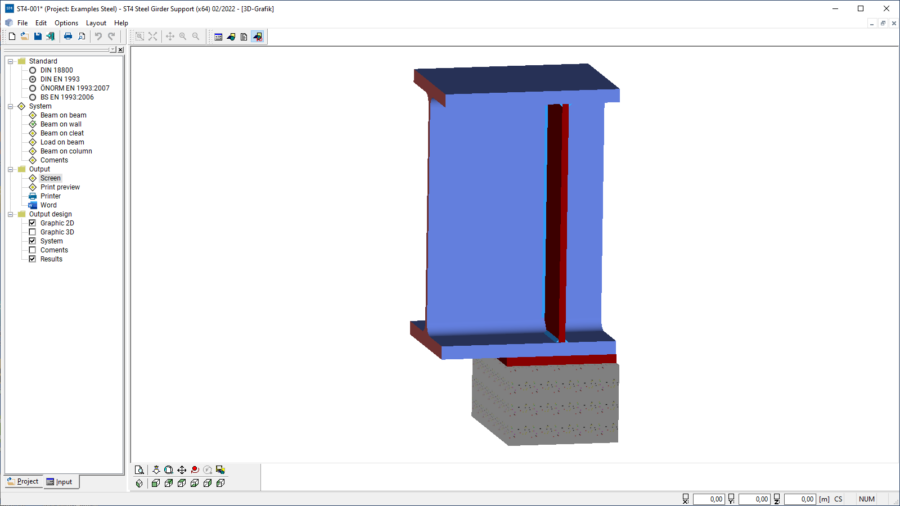 Steel Girder Support I FRILO