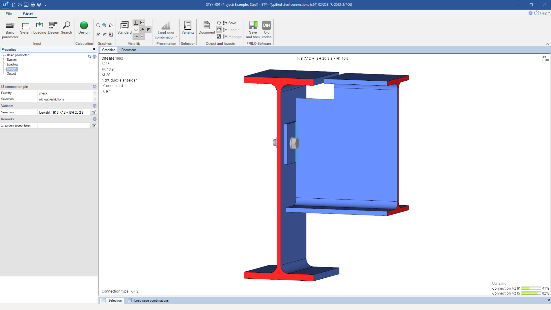 Typified standard connections in steel construction I FRILO