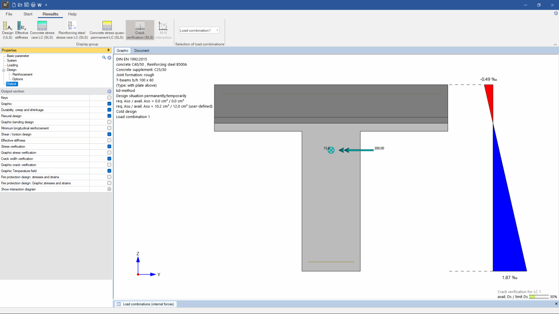 Verification of Reinforced Concrete Cross-Sections I FRILO
