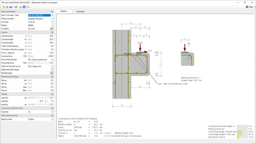 Line Corbel Wall I FRILO